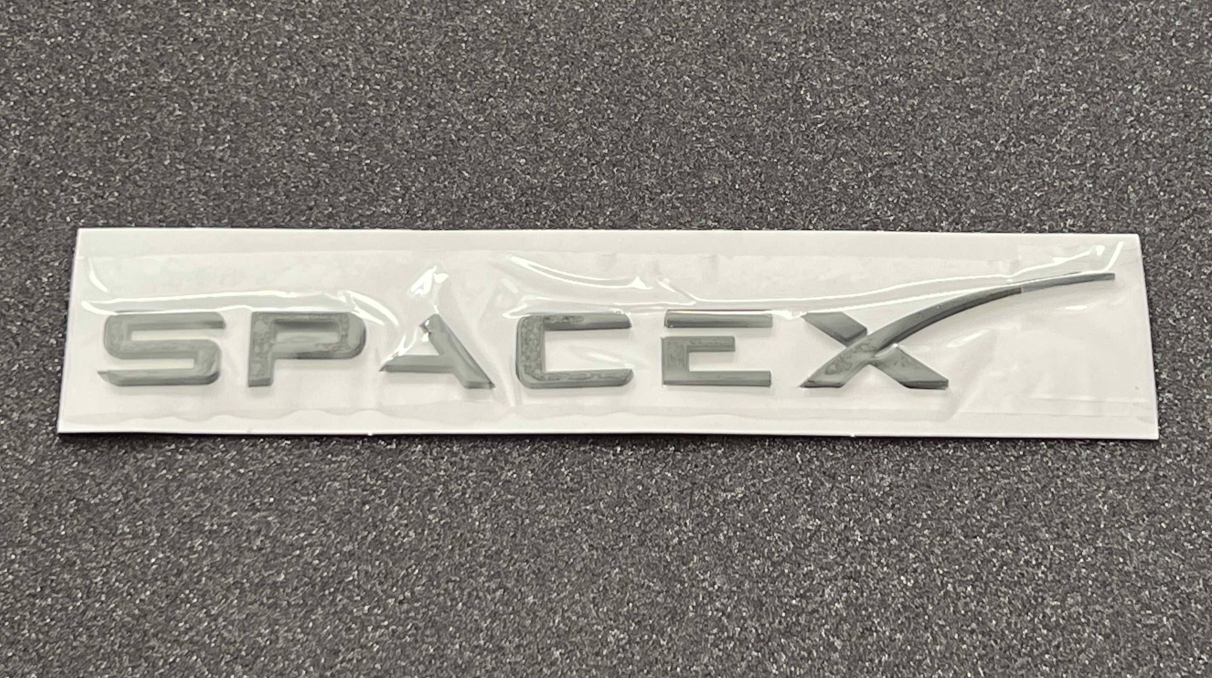 "SpaceX" Emblem – Custom Tesla